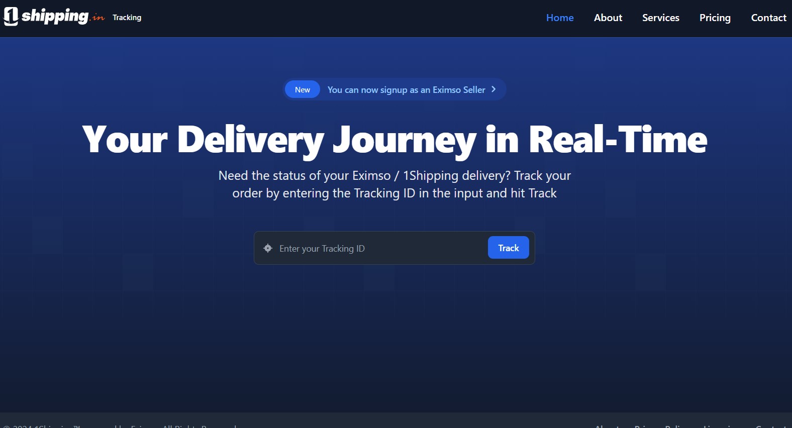 Track your Shipment | Powered by Eximso
